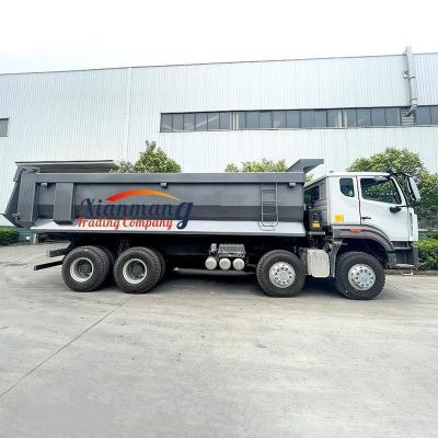 China Howo NX Tipper Truck Sinotruk Hohan 8*4 Dump Trucks 12 Wheeler U Box For International Market with 2 Reverse Shift for sale