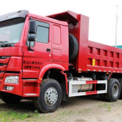 中国 25-30t 容量 HOWO 6X4 ダンプトラック 371HP-400HP 手動トランスミッション 10輪 75cbm 販売のため