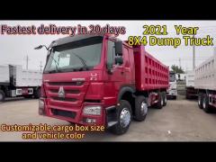 China hoge kwaliteit 2021 gebruikt 8x4 371 pk links roer auto 60 ton laadvermogen