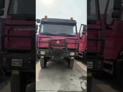 Warm verkoop Nieuw model Howo 10 wielen 25t 6x6 leger dump truck te koop