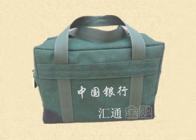 China Portable 0.4 Million Capacity Canvas Currency Bag for sale