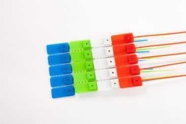 China Disposable Cash transit Plastic Security seal for sale