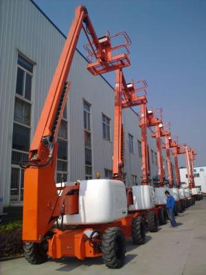 China Articulating Boom Lift Reaching18m Platform Height with Perkins Diesel Engine GTZZ18J for sale