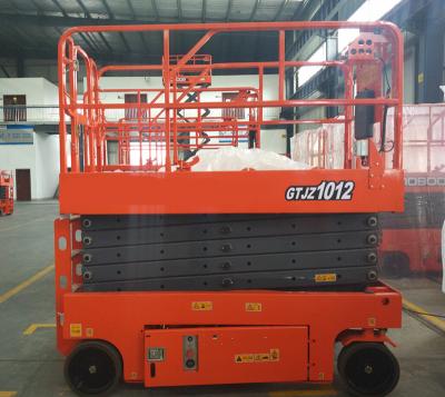 China (HOT)Scissor Lift Man Lift with 10m Platform Height 320kg Load Capacity for sale