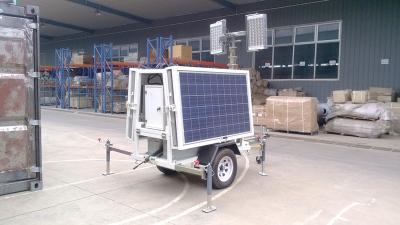 China 600W Mobile LED Solar Light Tower 6.2m with Green Energy GTLT 06VS600 for sale