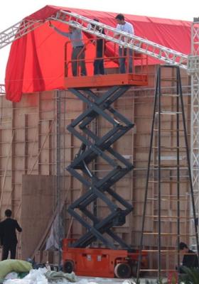China 540kg Load Capacity Scissor Lift Man Lift with 8m Platform Height (indoor & outdoor) for sale