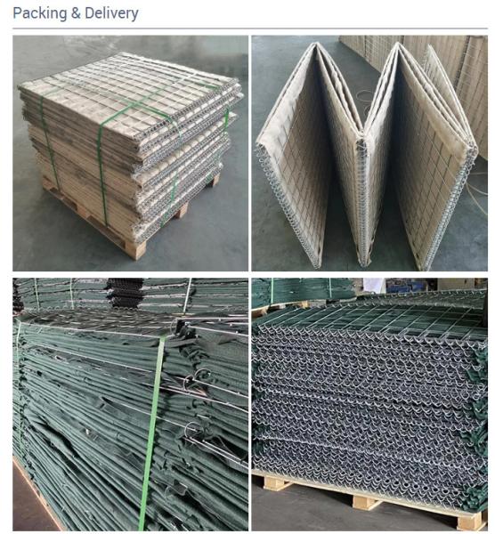 Quality Explosion-proof cage High Strength Border Protective Defense barrier Defensive Wall sand filled welded wire mesh Gabion for sale