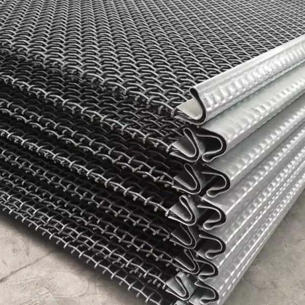 Quality High Tensile Stainless Steel Slot Weaving Crimped Wire Mesh For Mining Sieve for sale