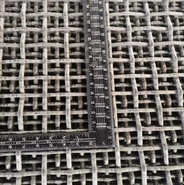 Quality High Tensile Stainless Steel Slot Weaving Crimped Wire Mesh For Mining Sieve for sale