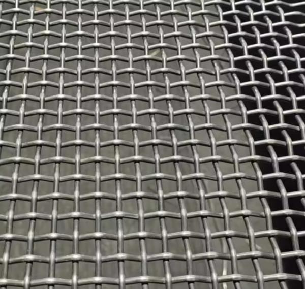 Quality High Tensile Stainless Steel Slot Weaving Crimped Wire Mesh For Mining Sieve for sale