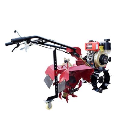 Cina 70 cm di larghezza di lavoro erbaccia di frutteto 4,05KW motore diesel Mini Tiller per erbacce potenti in vendita