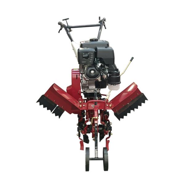 Quality Gasoline 170F Four-Wheel Drive Mini Power Tiller Cultivator for Speed Work and Versatile for sale