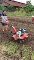 China Multi-function 4KW / 5KW Gasoline Paddy Weeder Rotary Tiller with Powerful Performance for sale