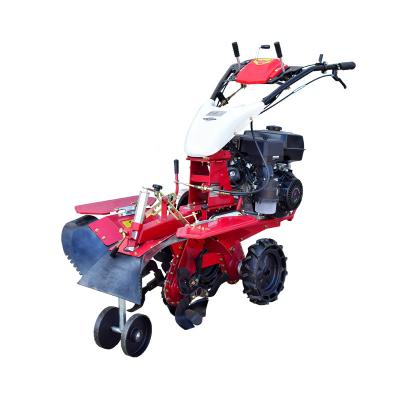 Cina 177F Motore a benzina a quattro ruote motrici Mini Power Tiller Cultivator per raccolti di frutti di frutta in vendita