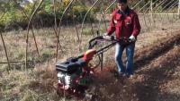 China 70cm Working Width Four-Wheel Drive Ditching Machine for Orchard Featuring Gasoline Engine for sale