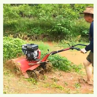 Cina Forte e resistente 170F a quattro ruote motrici Mini Power Tiller Cultivator per sia campi di riso che terra asciutta in vendita