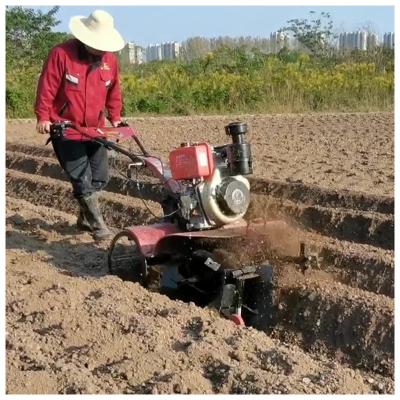 中国 ガソリンパワータイプ 178F/186F 4WD ミニローータリーティラー 多用途農園栽培機 販売のため