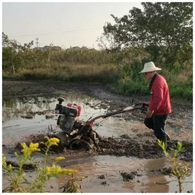 中国 ガソリンパワータイプ 178F/186F 4WD ミニローータリーティラー 多用途農園栽培機 販売のため