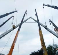 China Long Span Prefabricated Steel Structure Bridges Customized Size for sale
