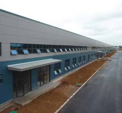 China Portas enroladas Estrutura de aço pré-fabricada Resistência ao fogo no armazém à venda