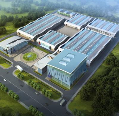 Cina Alte rigidità Q355 Edificio prefabbricato costruito con struttura metallica in vendita