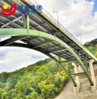 China Prefab Galvanized Steel Frame Structure Bridge Weather Resistant for sale