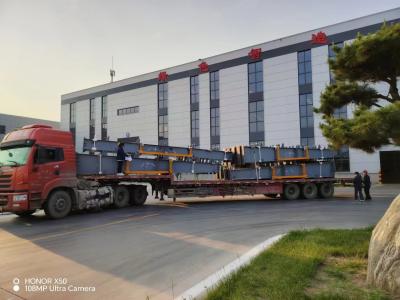 China 36 Meter Grote Duidelijke Span 46 Eave Hoogte Rockwool Composition Wall Panel Steel Structure Workshop naar de VS Amerika Te koop