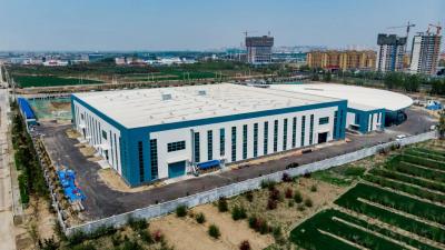 Cina OEM Pharmaceutical Logistics Prefabricated Metal Buildings H Section Portal Frame Building Steel Structure in vendita