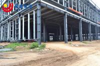 China Prefab Roll Up Door Workshop Steel Structure Bolt Connection for sale
