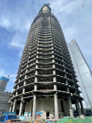 Cina 260M altezza telaio in acciaio nucleo edificio a grattacieli installazione rapida prefabbricato struttura in acciaio prefabbricata a grattacieli prezzo in vendita