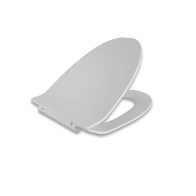 China Pure White Soft Closing V Shape Duroplast Toilet Seat Covers for sale