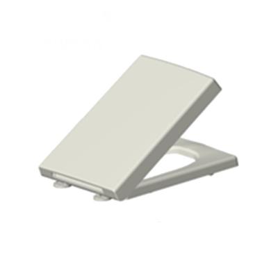 China Pure White Soft Closing Square UF Toilet Seat Covers Supplier for sale