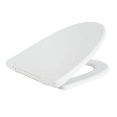 China Pure White Duroplast Quick Release V Shape Toilet Seat for sale