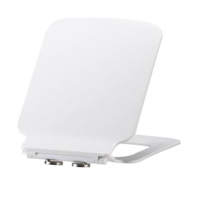 China New Style Soft Closing Ultra Slim Square Toilet Seat Manufacturer for sale