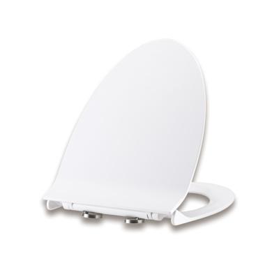 China White Slow Close V Shape Elongated Toilet Seat Manufacturers for sale