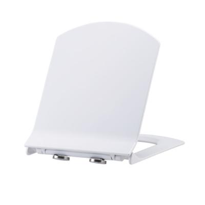 China Ultra Slim Quick Release and Slow Close D Shape Toilet Seat for sale