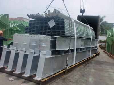 中国 プレハブの軽量の鉄骨構造、H セクション鋼鉄覆われた建物 販売のため