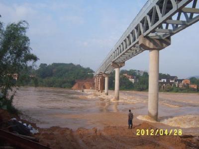 Cina Struttura d'acciaio della capriata di GB, calda - ponte galvanizzato immersione delle strutture d'acciaio in vendita