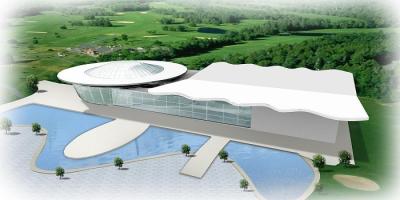 中国 ホールの農業の鋼鉄-アルキド灰色のペンキが付いている木造家屋--を宴会でもてなして下さい 販売のため