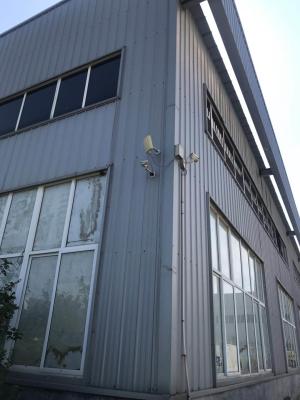 中国 H/I型梁が付いているフィリピンへの深い灰色のペンキの構造スチールの倉庫 販売のため