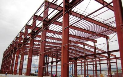 Cina Struttura d'acciaio di costruzione di ingegneria di Q355B tramite caricamento del contenitore di 40 HQ in vendita