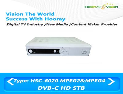 Cina Il decoder DVB C di Digital la H 264 riceve il tasso di simbolo di baud HD del segnale 9M di rf in vendita