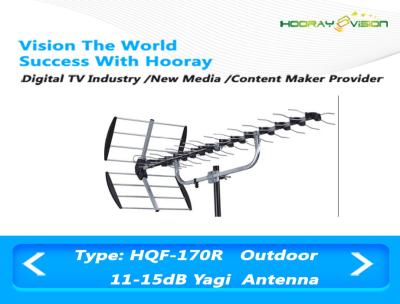 Cina Gray terrestre all'aperto dell'antenna direzionale del Yagi/nastro/gamma frequenza del nero 470-862MHz in vendita