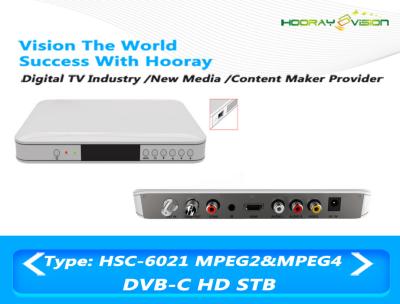 Cina Decoder senza tessera di HD MPEG-4 DVB C 1080p con il supporto PVR del chipset di Hisilicon in vendita
