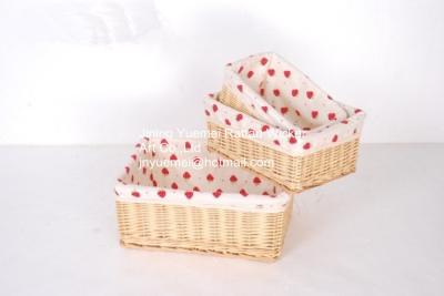 China wicker basket willow baskets storage baskets Cheristmas basket for sale