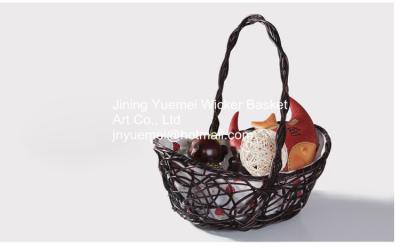 China 2016 wicker storage basket with handle linder for sale