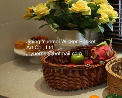 China 2016 wicker picnic basket wicker storage basket wicker for sale