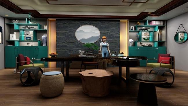 Decorative paper application on wall panel surface