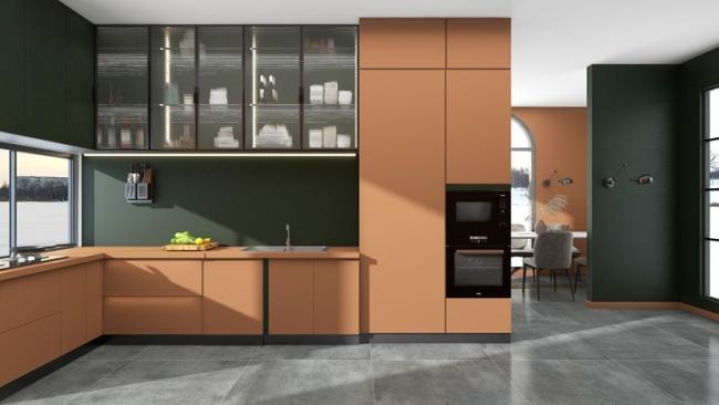 Color variations of furniture decor paper for surface finishing