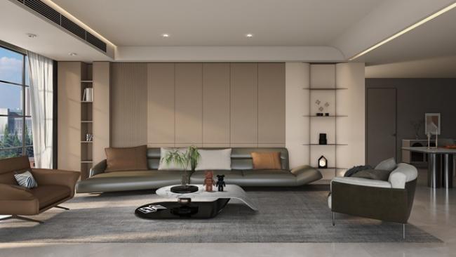 Decorative paper sample with artistic pattern